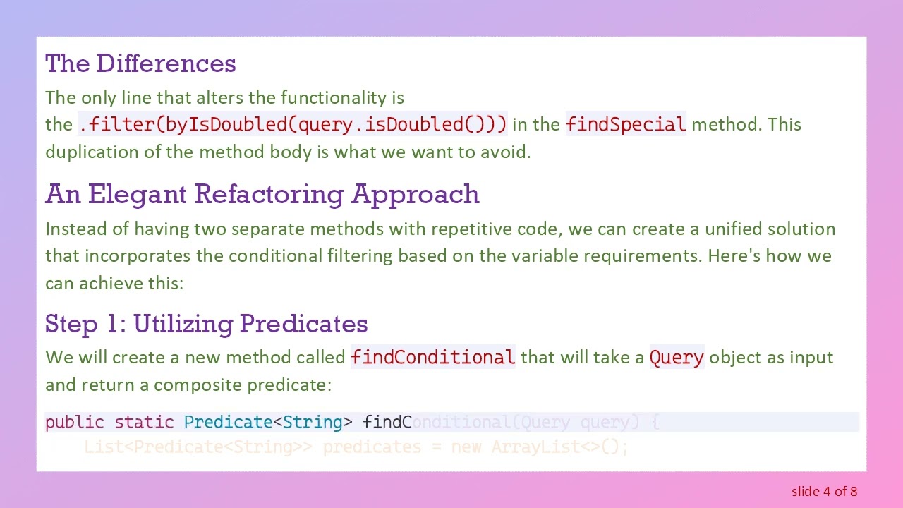 Refactoring Java 8 Stream Code to Avoid Duplication