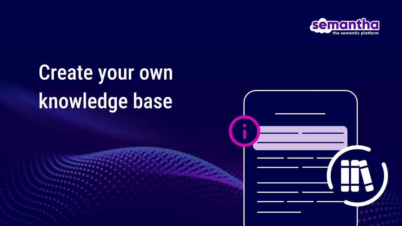 Create your own knowledge base