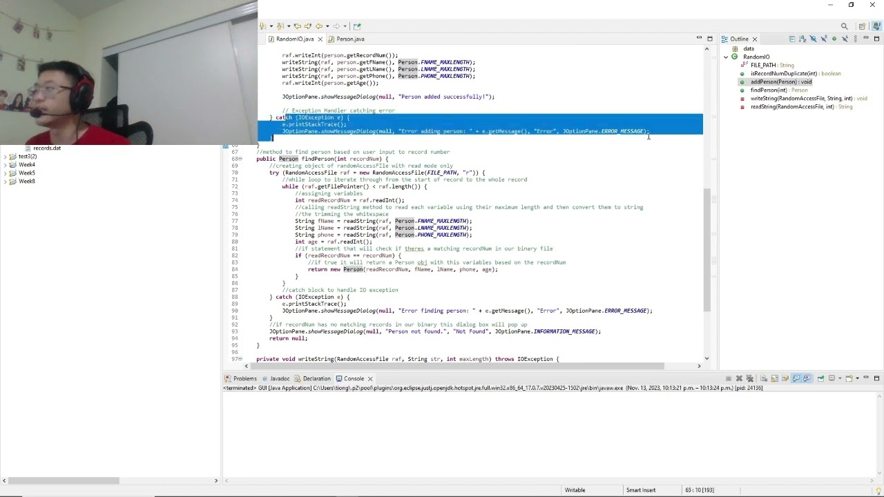 Database Programming Using Java Assignment 3