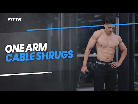 How To Do One Arm Cable Shrugs | Exercise Video
