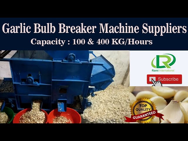 Garlic Bulb Breaking Machine - Garlic Bulb Cutter Manufacturer from ...