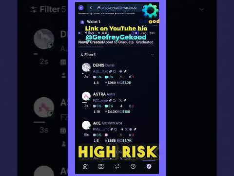 Photon Memescope|Trading Solana memecoins on Photon...#shorts #photontrading #SolanaMemecoins