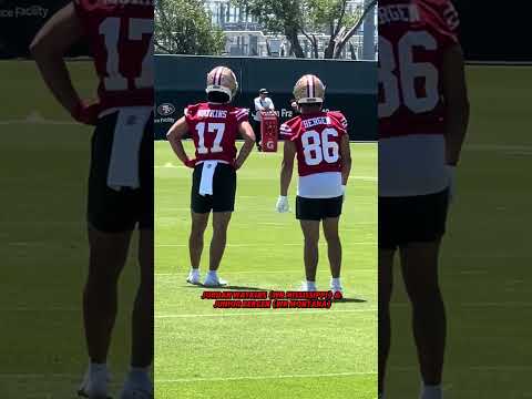 #49ers rookies putting in work during OTAs ⚡️