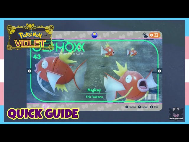 Where to get a rare Magikarp in Pokemon Scarlet and Violet Teal Mask