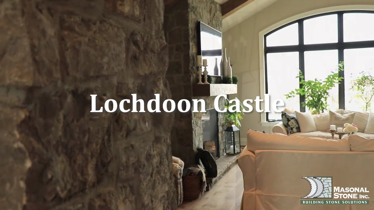 Masonal Stone's Lochdoon Castle, a dark grey limestone with a rustic appeal