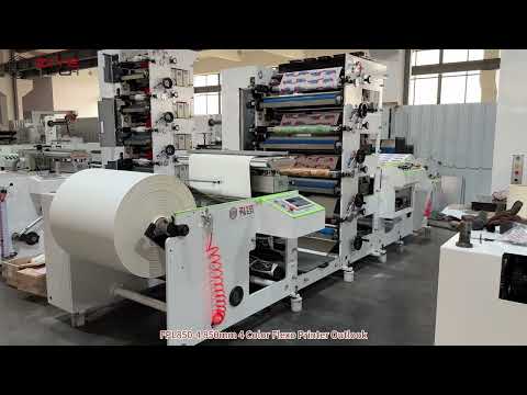FPL850-4 850mm 4 Color Standard Paper Cup Flexo Printing Machine Outlook