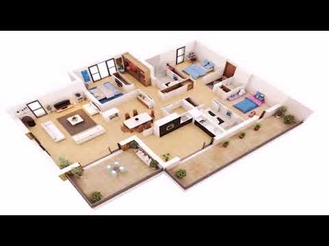 Small L Shaped House Plans With Garage (see description)