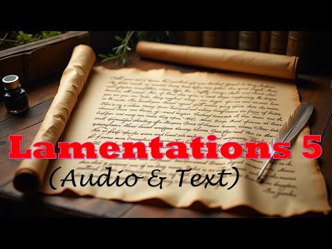 Lamentations 5 | KJV AUDIO BIBLE (With Text & Images)