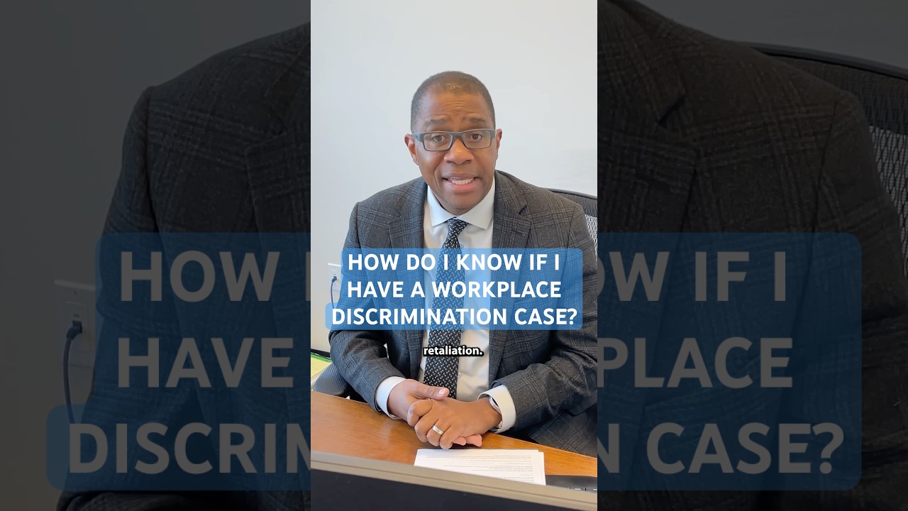 How do I know if I have a workplace discrimination case? #discrimination #lawyer #attorney #law #faq