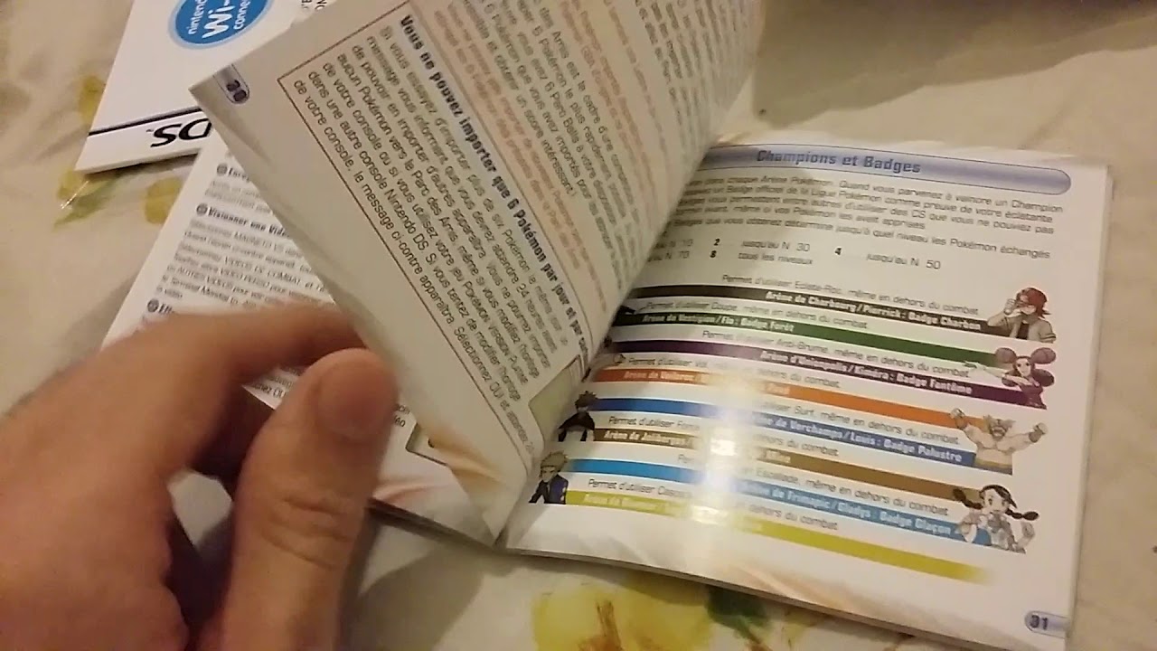 Unboxing Pokémon Version Platine nintendo DS