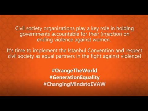 Civil society organizations – equal partners in the fight against violence