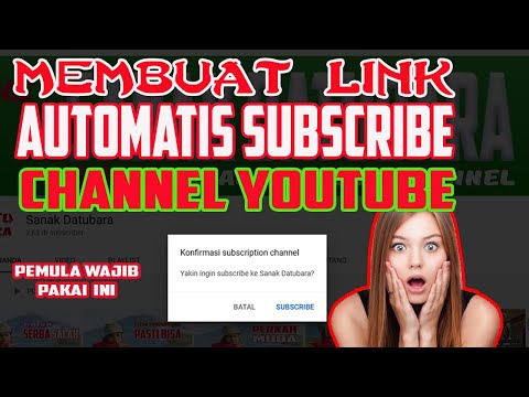 Cara Membuat link subscribe Otomatis channel youtube | Tutorial youtube pemula