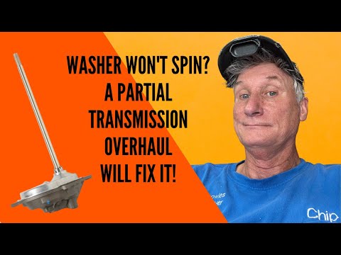 How To Fix a Washing Machine That Won't Spin: Gearbox Overhaul & Neutral Drain Kit