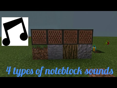 how to change noteblock sounds (types of noteblock sounds)