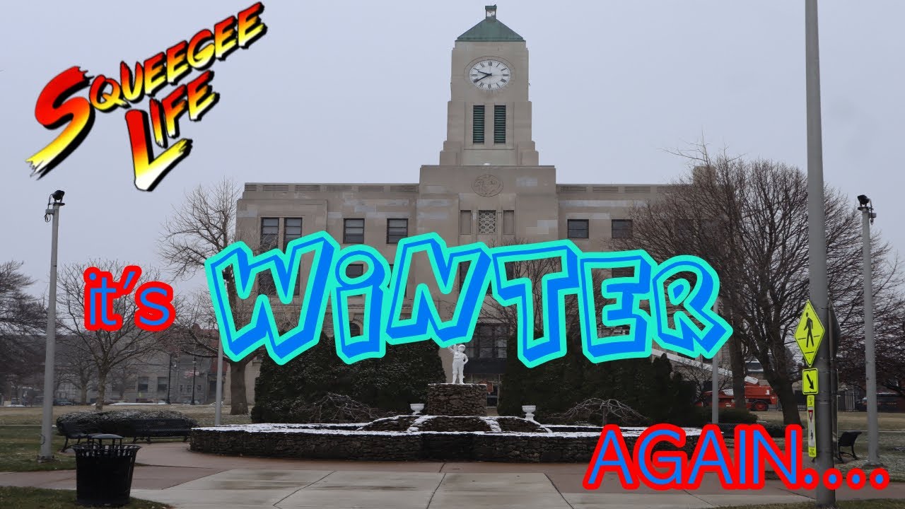 It's WINTER again!!! Let's clean windows….#squeegeelife