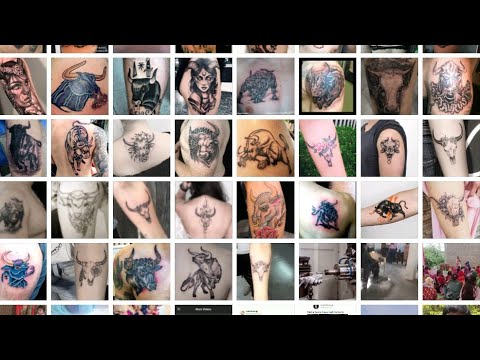 Best Bull Tattoo designs | Best OX Tattoo | Bail Tattoo | Very Popular Bull Tattoo design