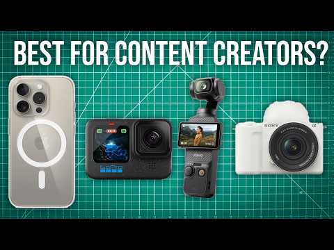 Ultimate Showdown: Sony ZV-E10II Vs DJI Pocket 3 VS iPhone Vs GoPro - Which Is The Best Vlogging?