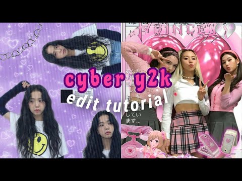 Cyber y2k edit tutorial ⛓️