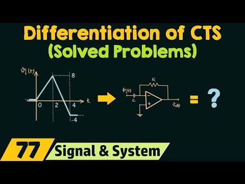 Differentiation of Continuous Time Signals (Solved Problems) Video Lecture - Crash Course for ...