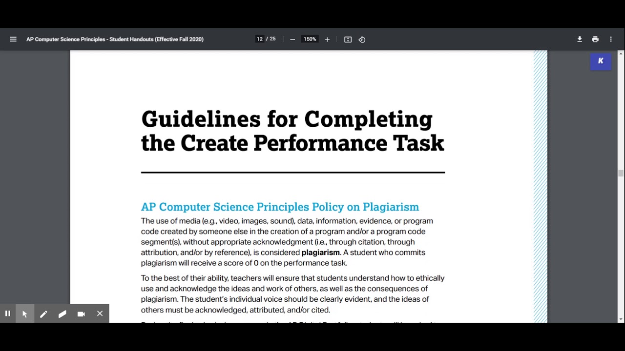 Create Performance Task Directions
