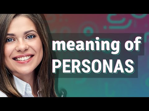 Personas | meaning of Personas