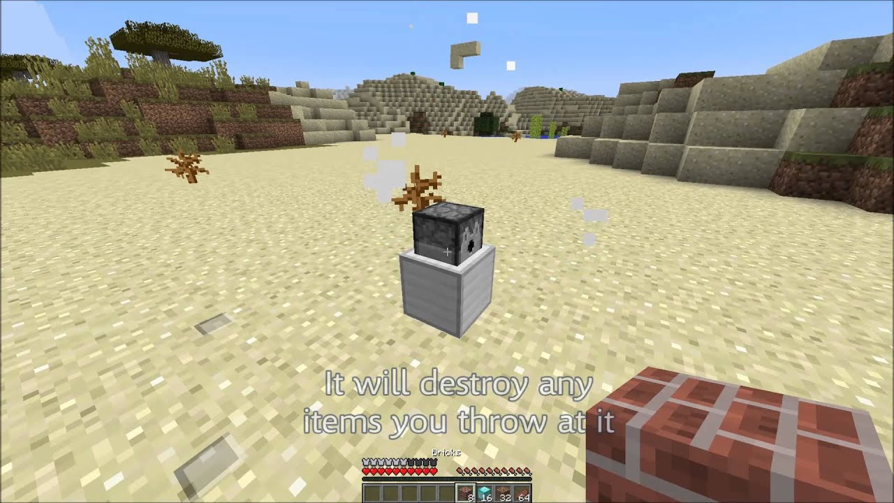 Minecraft - Detail Enhancements and Trash bins in one command block!