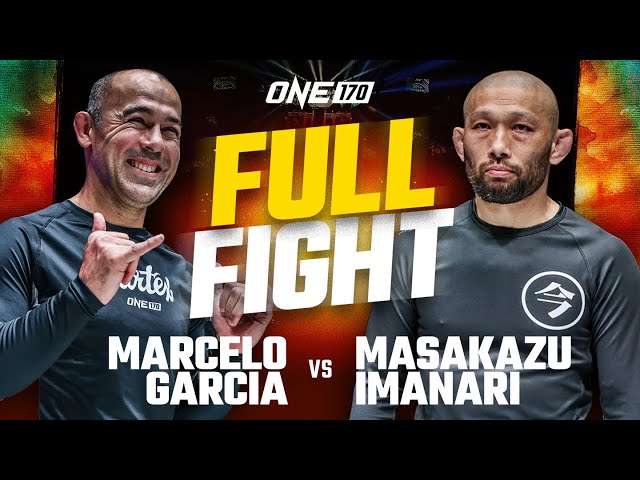 Marcelo Garcia ONE 170: FREE FULL FIGHT: BJJ icon Marcelo Garcia looks like he never left in ...