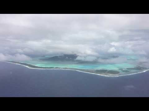Bora Bora, French Polynesia - Takeoff from Motu Mute Airport HD (2017)