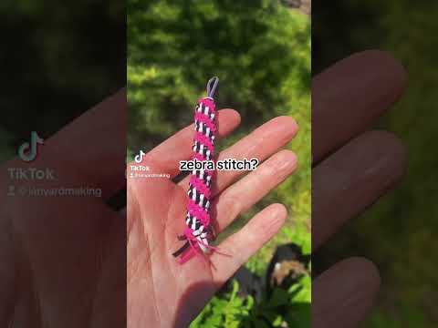 The Tiger Stitch for #lanyard #boondoggle #scoubidou for summer arts and crafts