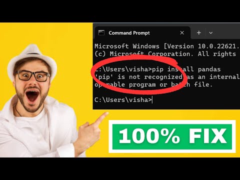 PIP is not recognized as an internal or external command [SOLVED]