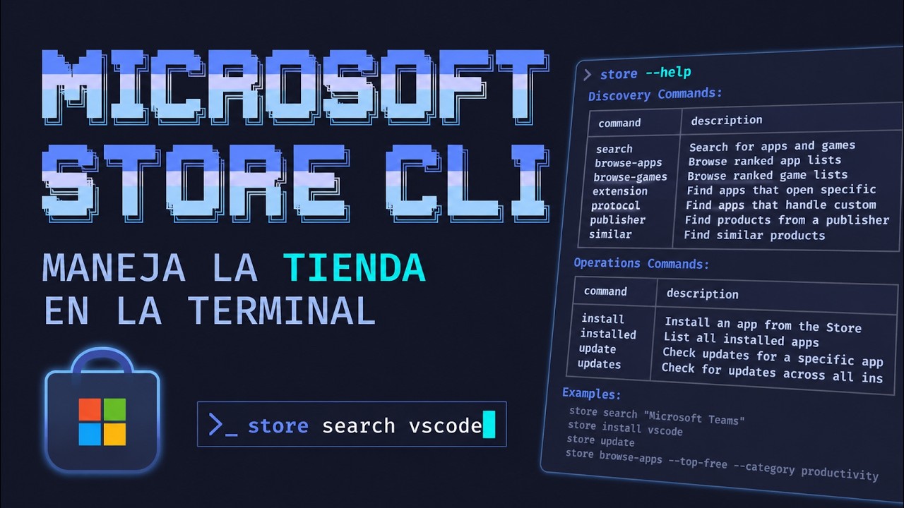 Windows: Store CLI (Microsoft Store CLI)