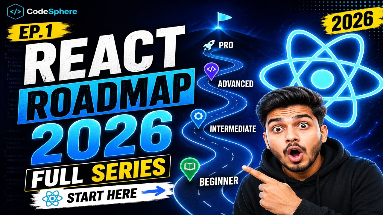 🚀 CodeSphere ⚛️ Ep.1 – React Roadmap 2026 | Full Series
