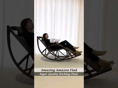 Unbreakable Rocking Chair 💯 Amazing Amazon Finds #rockingchair #amazonfinds #shorts