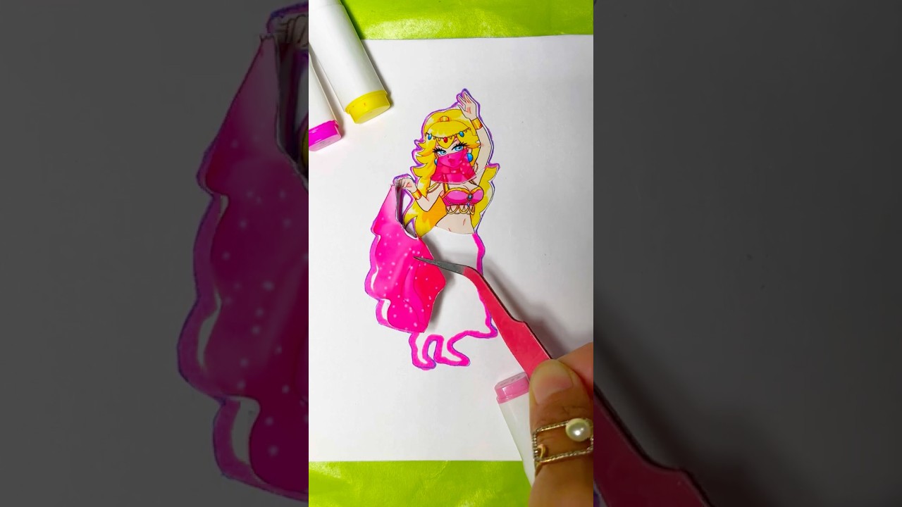 The Super Mario Galaxy/ Oriental Princess: Princess Peach 🕌 #art #supermario #peach #princess