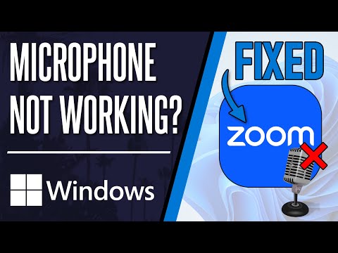 How to FIX Microphone Not Working in Zoom on PC Windows 10/11