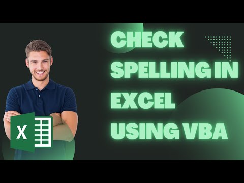 How to check spelling in Excel | VBA Macro to check spelling of text in Excel | Advanced Excel |