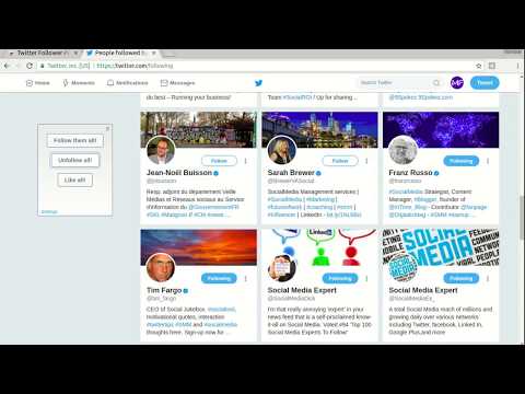 How to bulk unfollow users on twitter