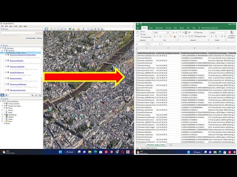 How to export places address locations from Google Earth
