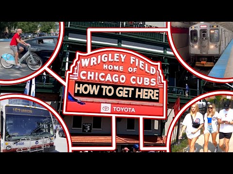 Wrigley Field By Bike, Bus, Subway, and Sidewalk