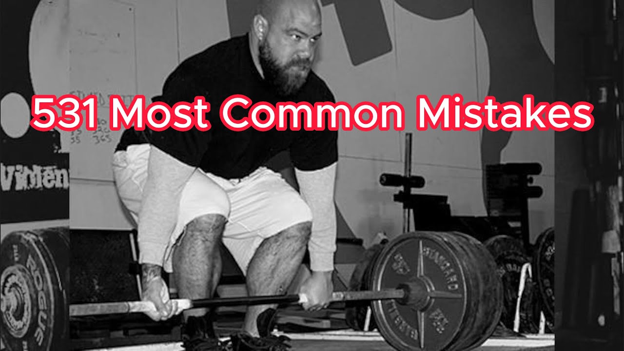 5/3/1 Most Common Mistakes