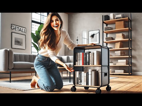 📚 GETALL Small Bookshelf with Wheels Review 📚