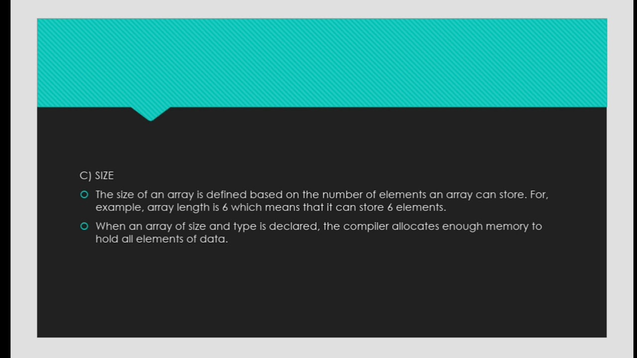 DFC20113-PROGRAMMING FUNDAMENTALS CHAPTER 4(ARRAY)