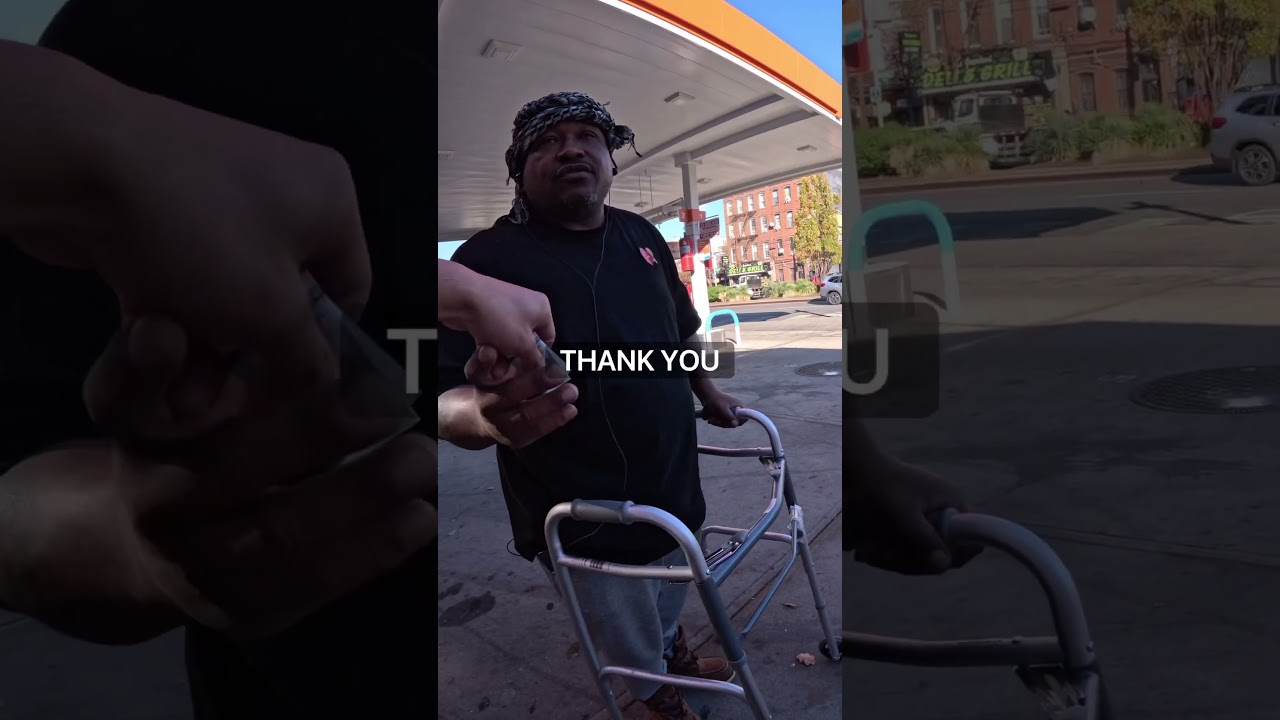 Giving Disabled Homeless Man A HUGE Surprise!