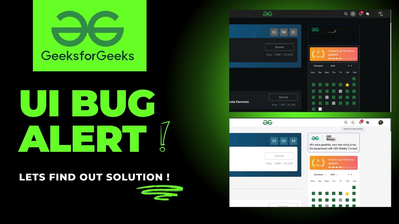 Fixing Theme Visibility Issues on GeeksforGeeks | Quick Debugging Tips