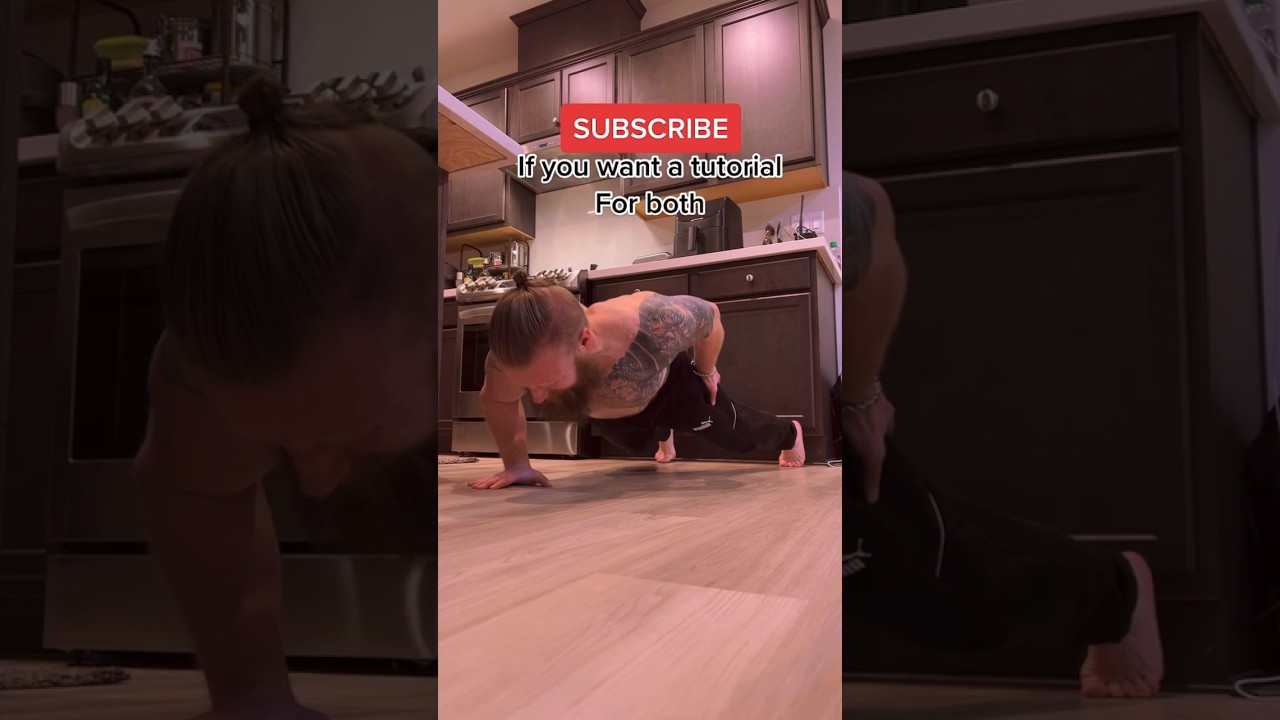 Can you do REAL 1 arm pushups? #homeworkout #calisthenics #shorts