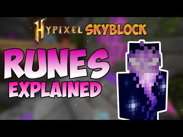 How to use runes in Minecraft Hypixel Skyblock