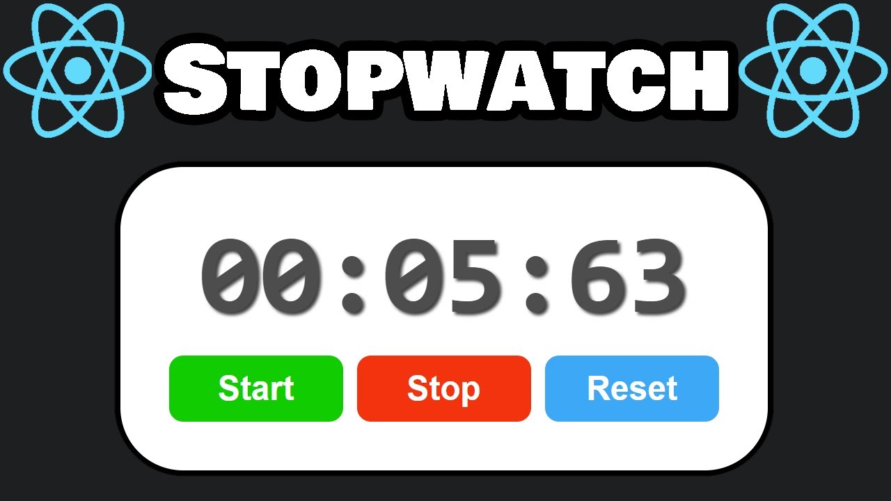 Build this stopwatch with React! ⏱