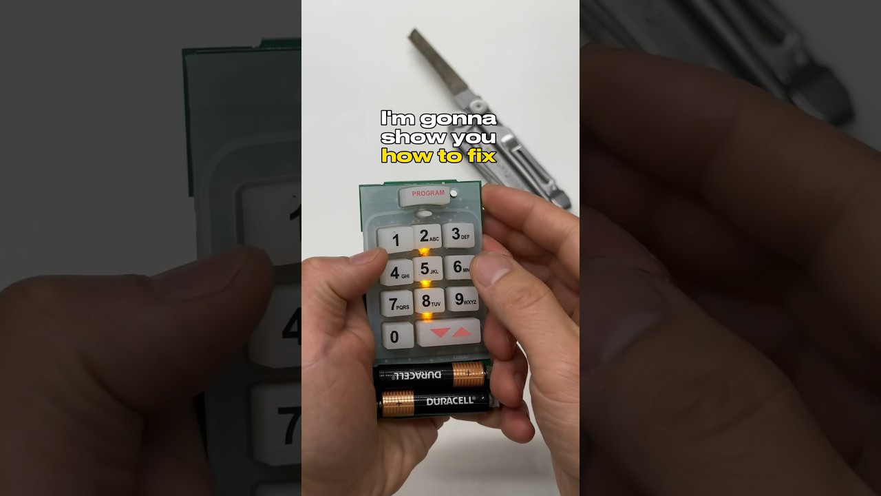 How to fix keypads in remote