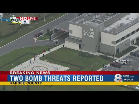 Bomb threats reported to hospital and radio station in Hardee County