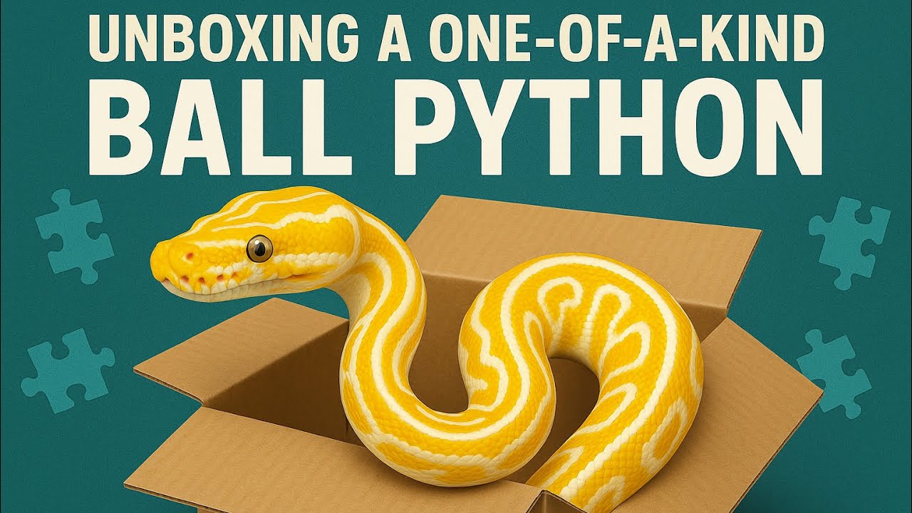 Did we just get the RAREST PUZZLE Ball Python!? UNBOXING our new ONE-OF-A-KIND Ball Python!